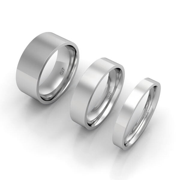 Elegant Flat Top Wedding Rings At Joseph George Jewellery